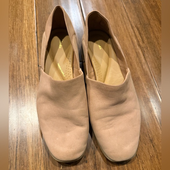 Clarks | Shoes | Clarks Pure Belle Prailine Leather Flats | Poshmark